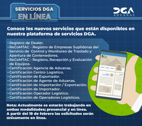 ADUANAS ALCANZA LOS 36 SERVICIOS EN LÍNEA AL INCORPORAR DIEZ MÁS A SU ...